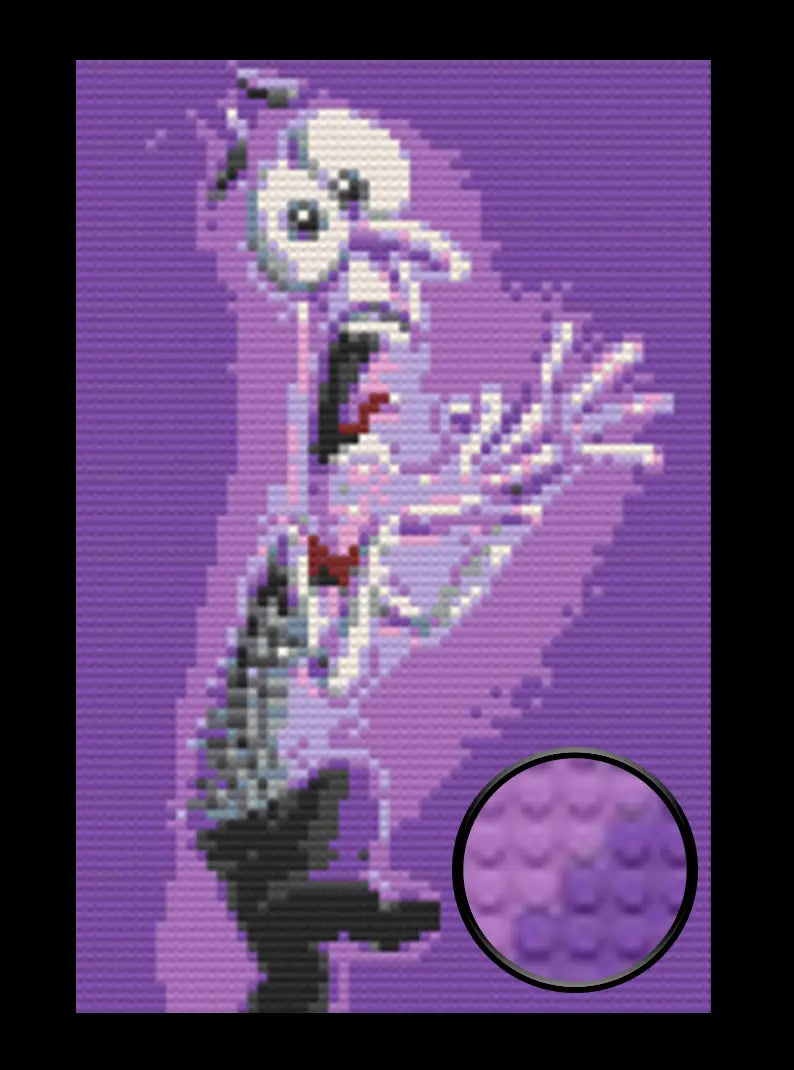 Inside Out Fear Bricked Mosaic Home Decor 20x30" - Memobrick
